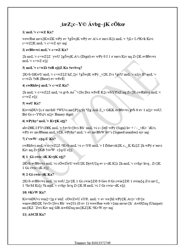 Chapter 3 (A) | PDF | Lexicology | Elementary Mathematics