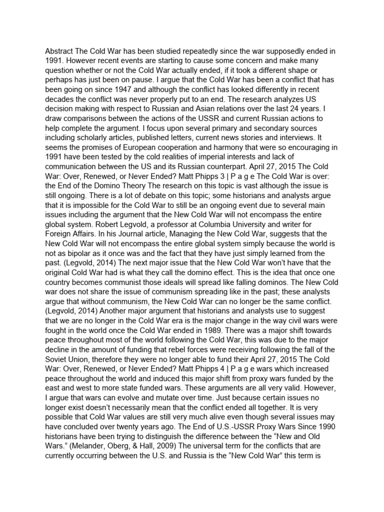 Proxy War | PDF | Cold War | Civil War