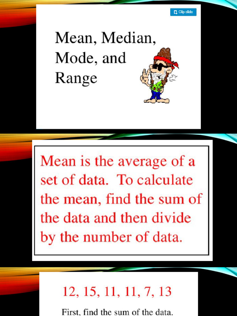 Measures of Central Tendencies | PDF