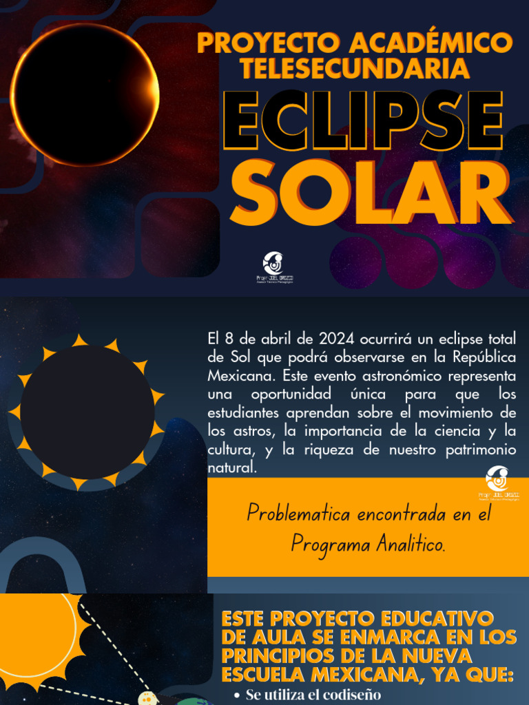 proyecto académico telesecundaria eclipse solar_20240403_134209_0000 | PDF | Evaluación ...