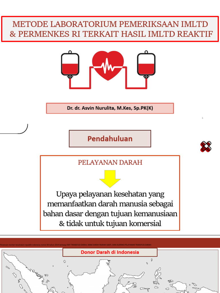 Metode Laboratorium Pemeriksaan IMLTD & Permmenkes RI Terkair Hasil ...