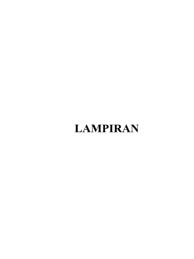 Lembar Skat Bab, Lampiran | PDF