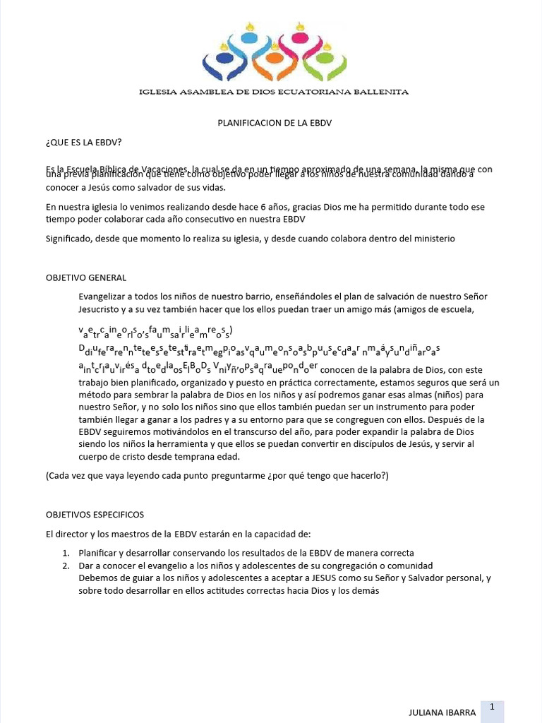 PDF Planificacion de La Ebdv 2023 | PDF | Teología | Creencia religiosa ... PDF Planificacion de La Ebdv 2023 | PDF | Teología | Creencia religiosa ...