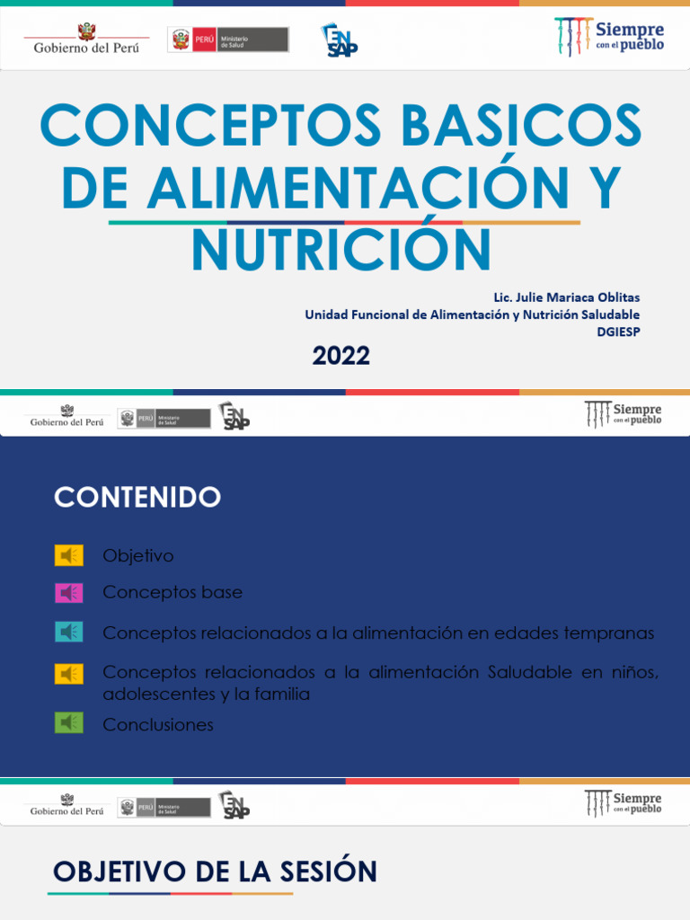 U1 Tema 2 Conceptos Basicos de Alimentación y Nutrición | PDF | Alimentos | Sustituto de azúcar