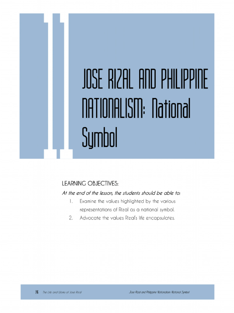 Jose Rizal and Philippine Nationalism National Symbol | PDF