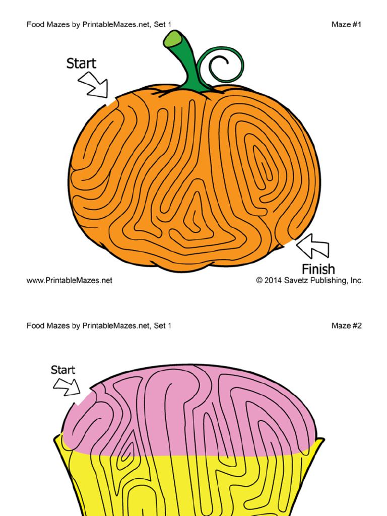 Food Mazes Set 1 | PDF