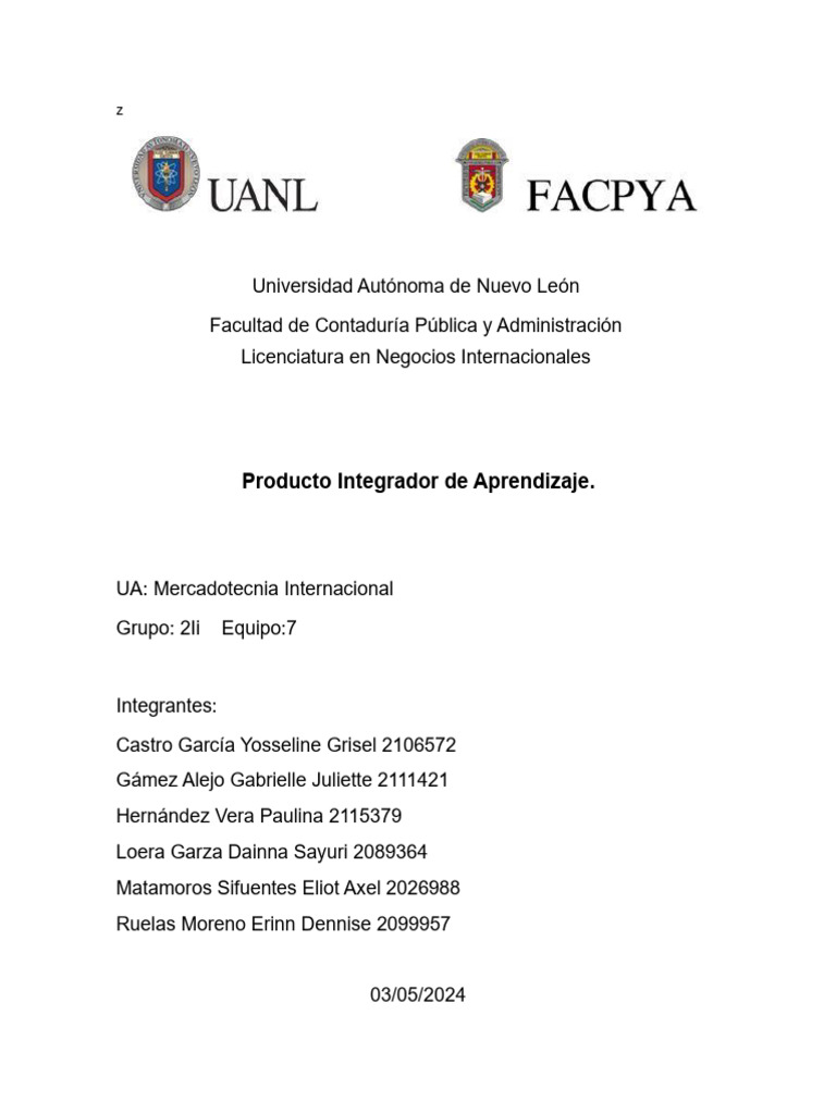 Castro García Yosseline Grisel - Pia | PDF | Retail | Brand