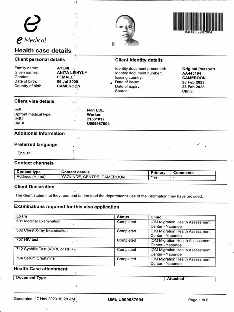 Health Case | PDF