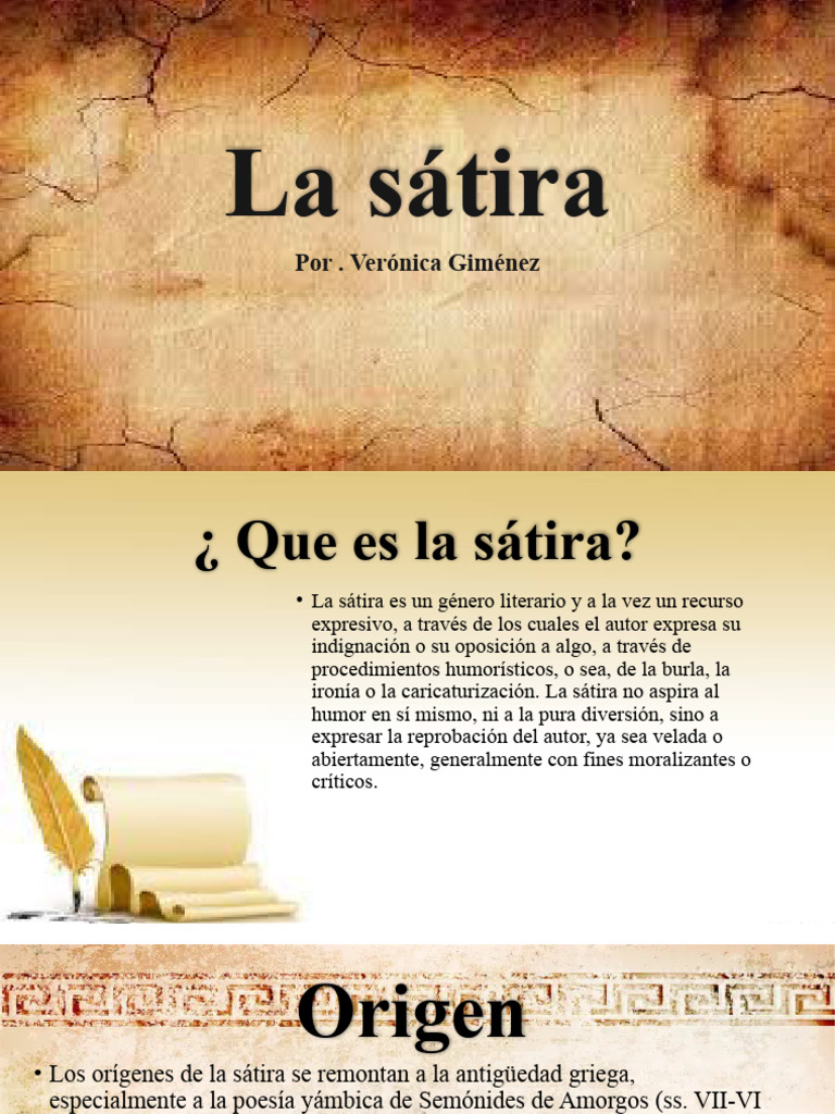 La Sátira | PDF | Sátira