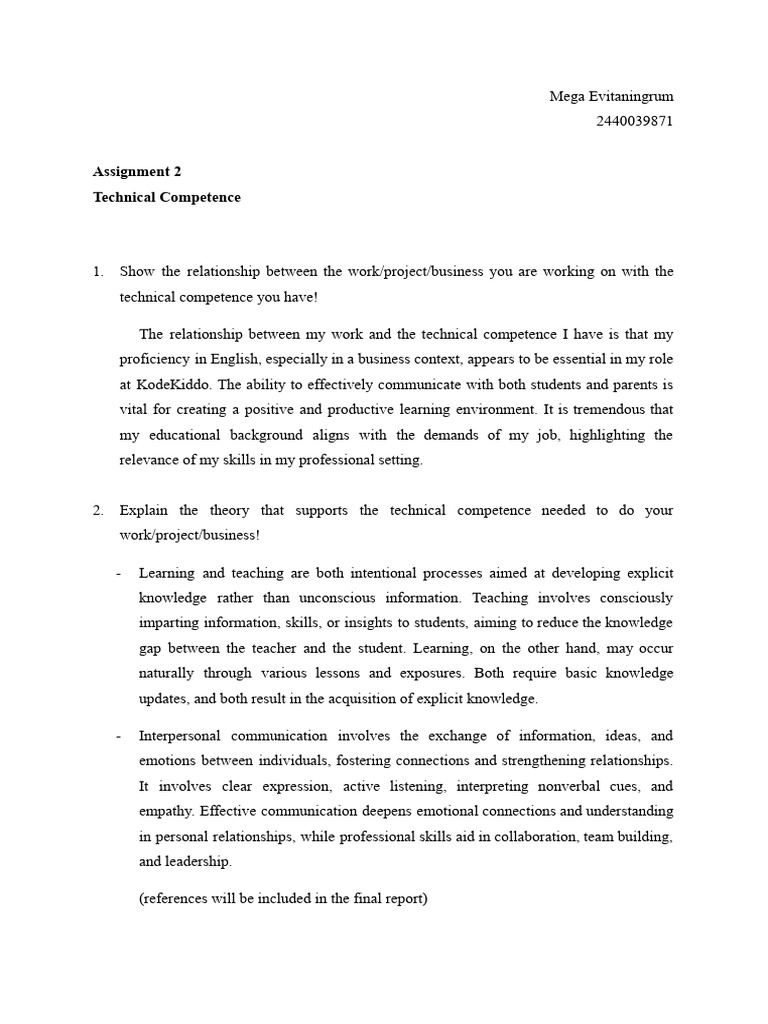 ASG 4 Odd - TC | PDF | Communication | Learning