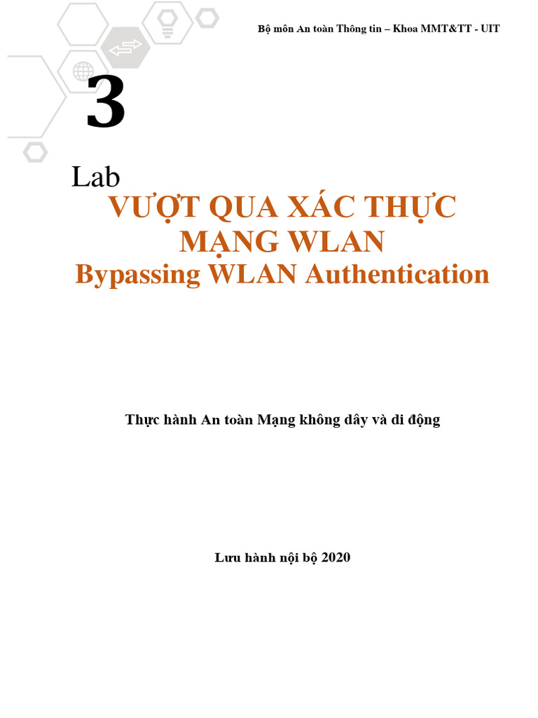Lab 3 - Bypassing WLAN Authentication | PDF