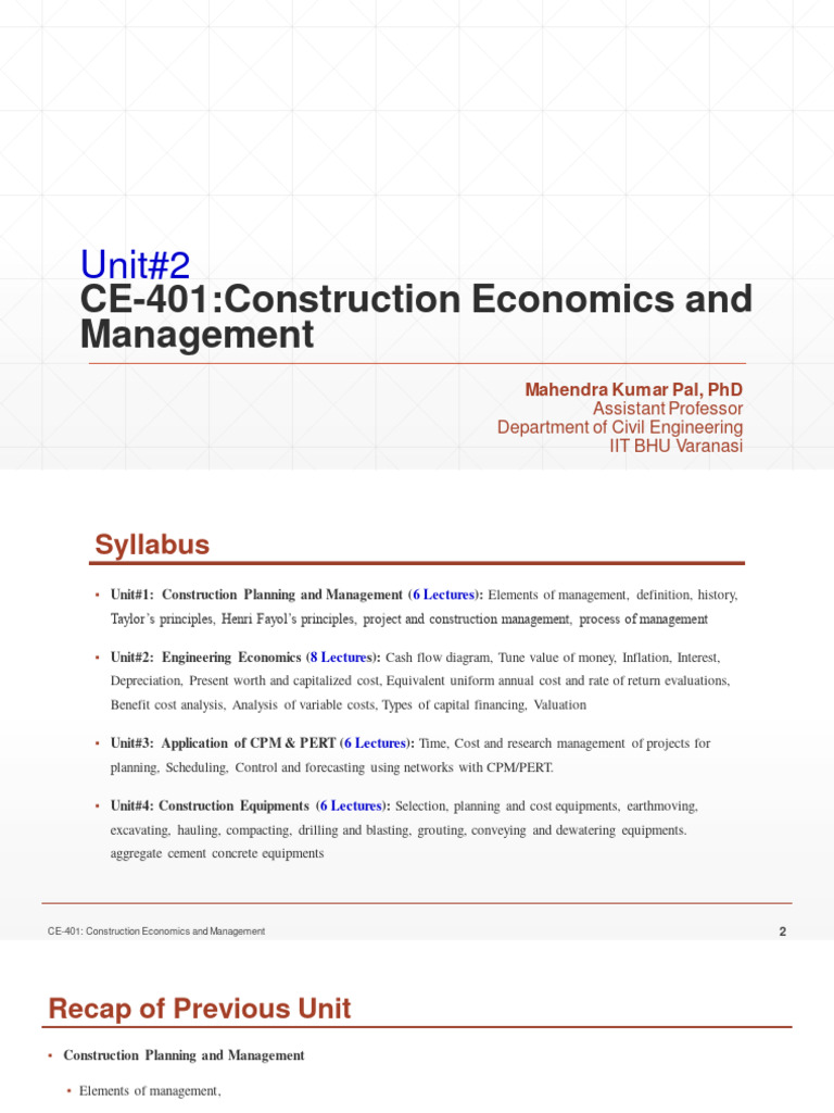 Construction Management 4 | PDF | Interest | Taxes