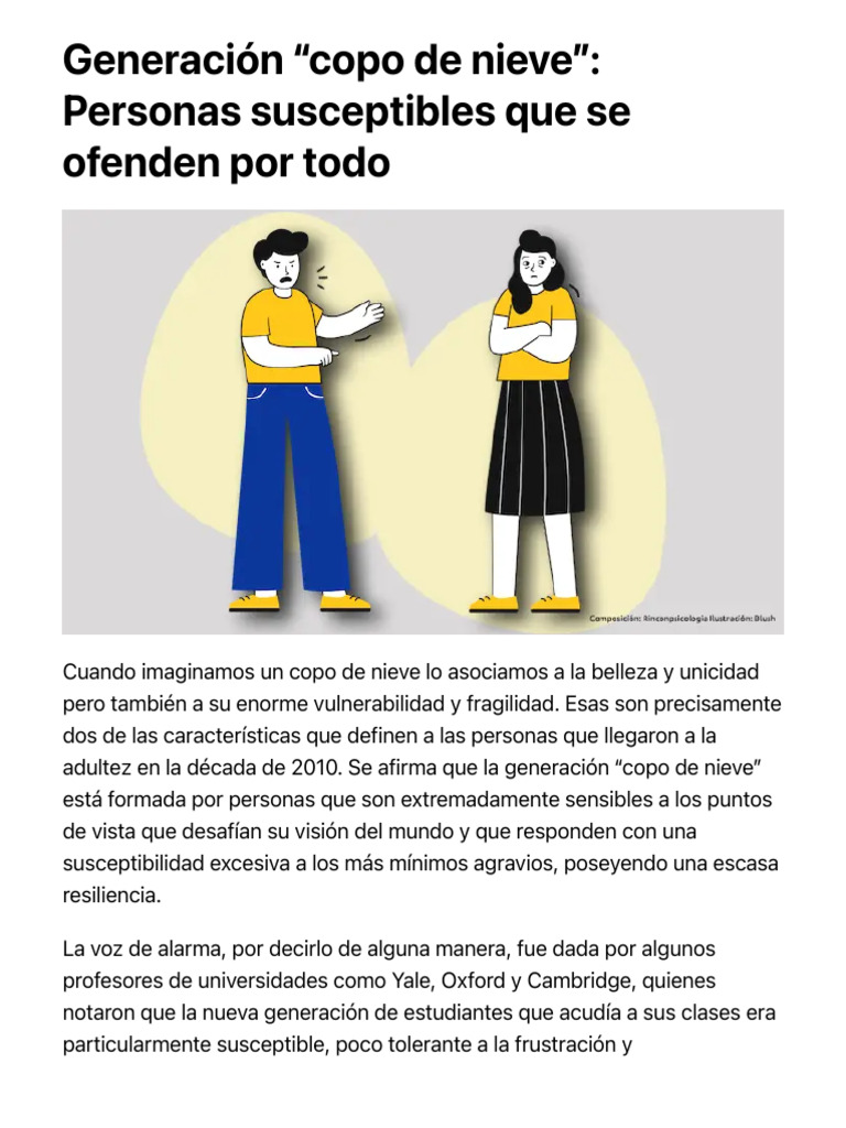 Copo de Nieve | PDF | Las emociones | Inteligencia emocional