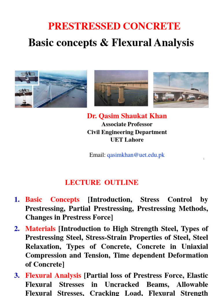 1-Basics of Prestressed Concrete (Week 2) | PDF | Prestressed Concrete ...