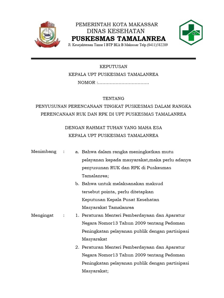 SK PTP (Ruk & RPK) | PDF