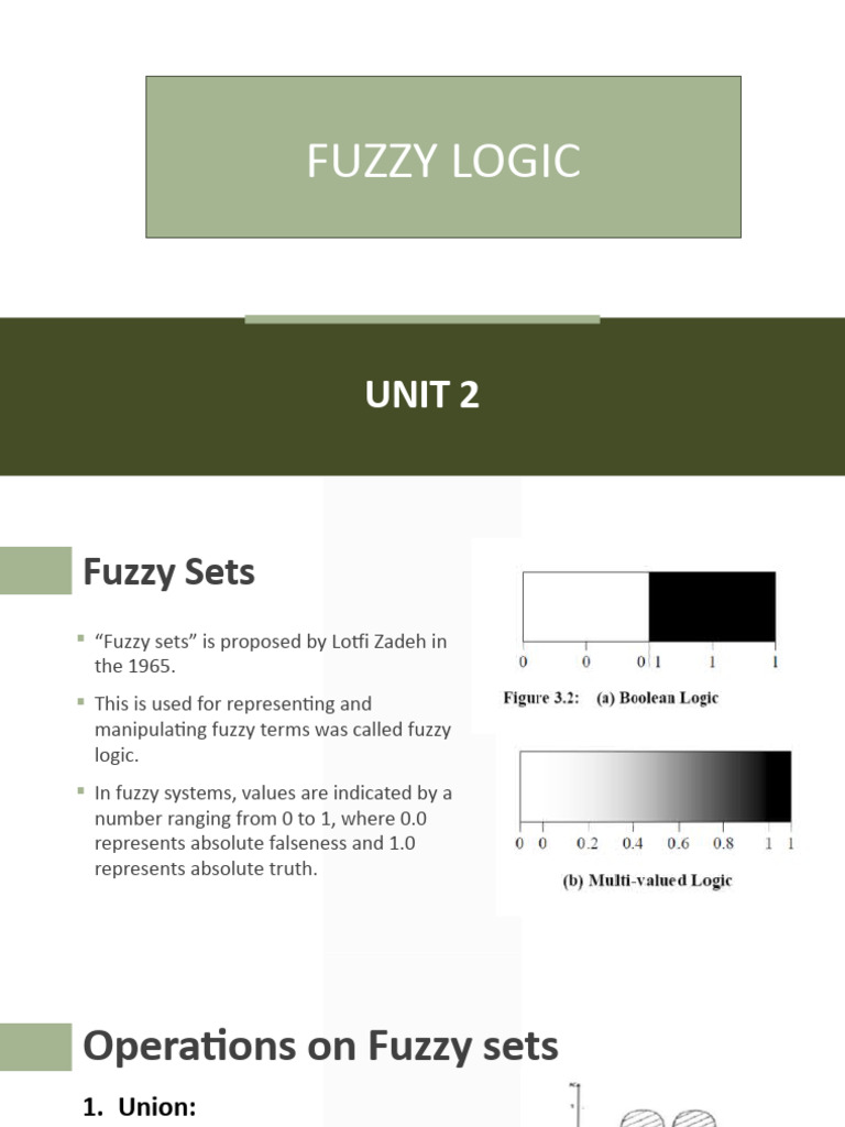 Soft Computing UNIT 2 | PDF | Fuzzy Logic | Mathematics Of Computing