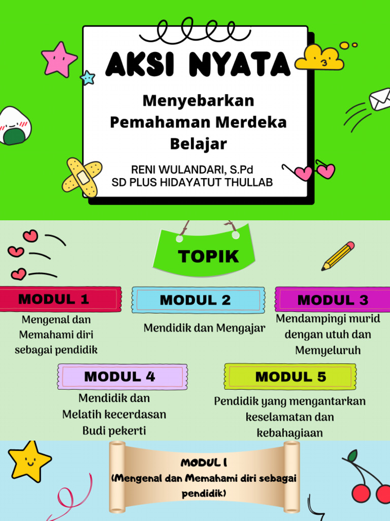 AKSI NYATA Merdeka Mengajar | PDF