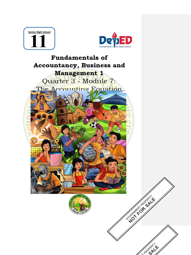 FABM1 Q3 Module 7 SDOCAMSUR The Accounting Equation | PDF | Debits And ...