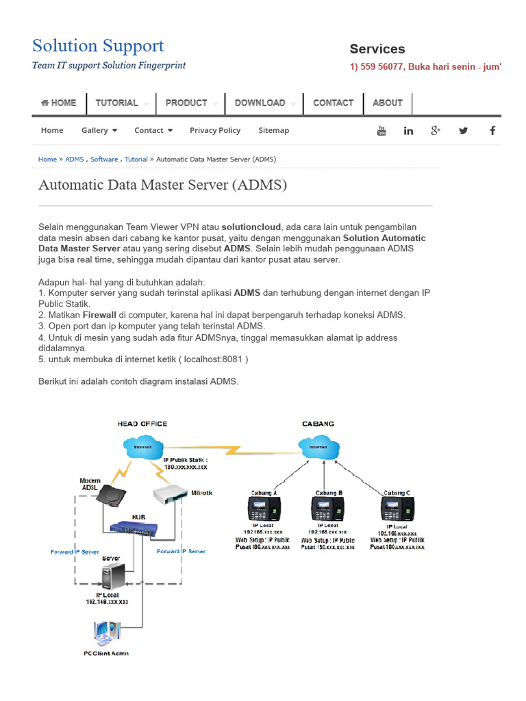Automatic Data Master Server (ADMS) - Solution Support | PDF