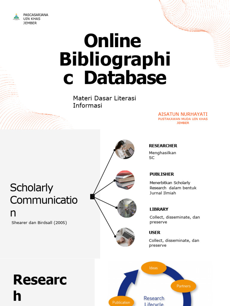 2023 Pascasarjana - Online Bibliographic Database Uin Khas | PDF | Libraries | Library Science