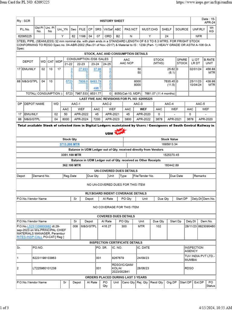 UPPCL Bill Overview and Stock Details | PDF | Passenger Rail Transport ...