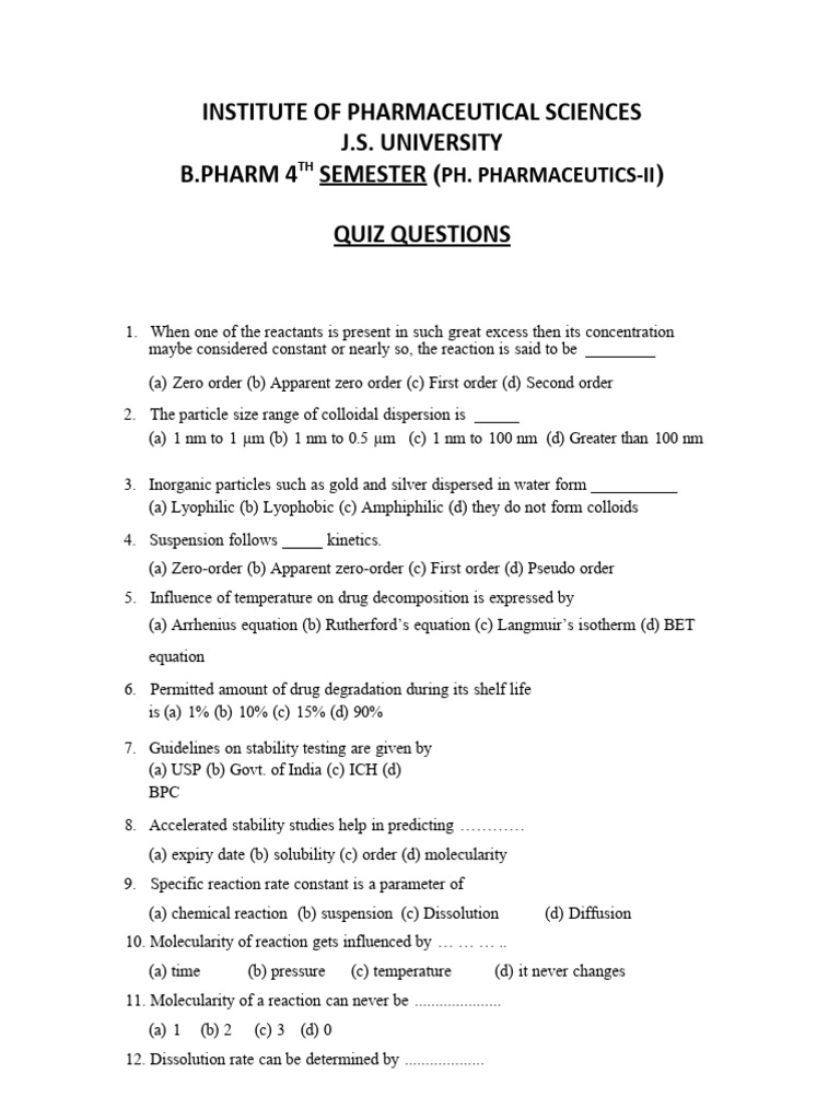 MCQ PP-2 | PDF | Colloid | Ligand