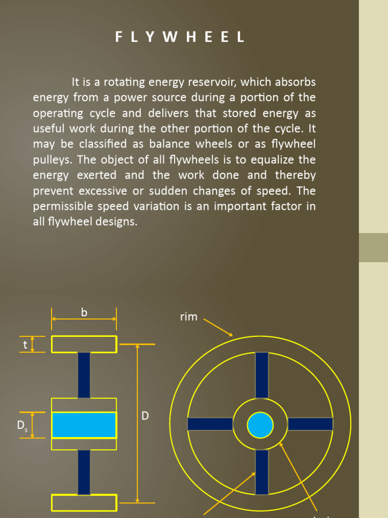 FLYWHEEL | PDF | Bending | Stress (Mechanics)