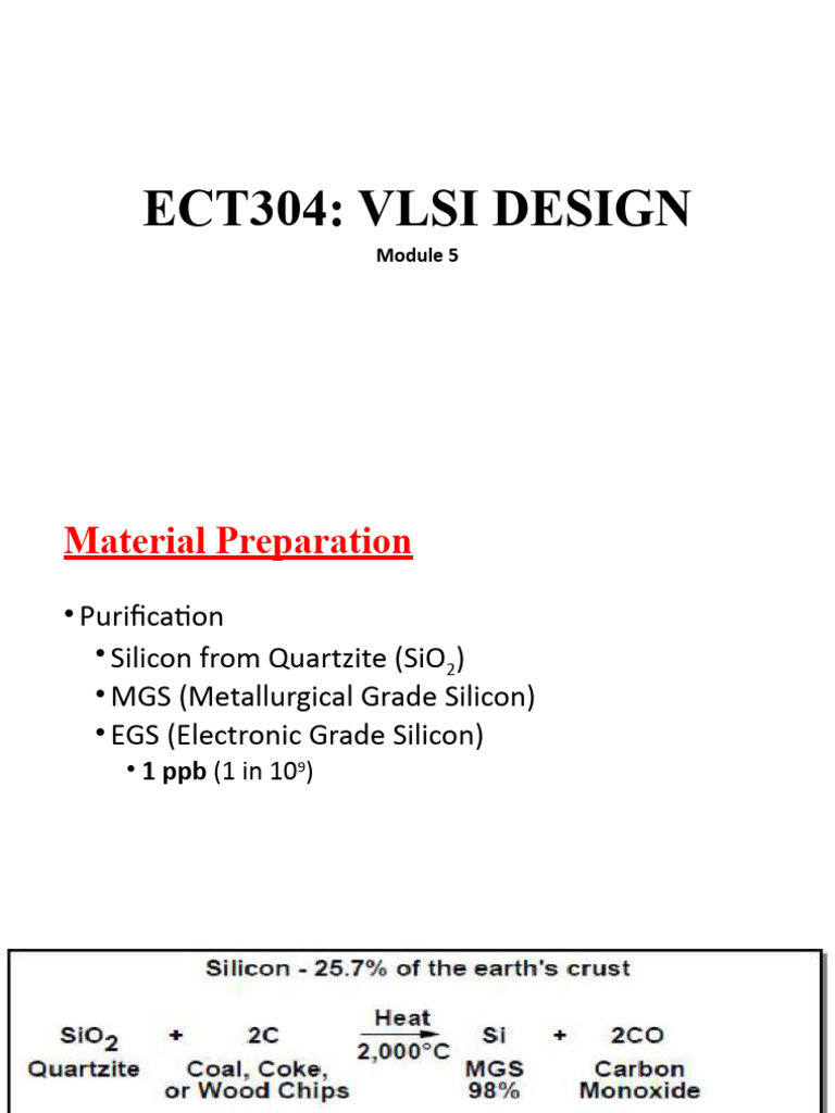 VLSI Module 5 | PDF