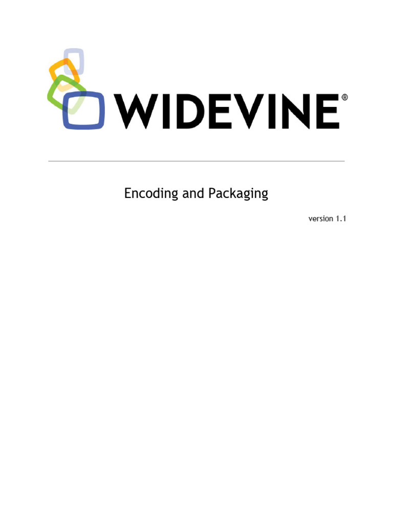 2.0-Widevin DRM Encoding and Packaging | PDF | Codec | Streaming Media