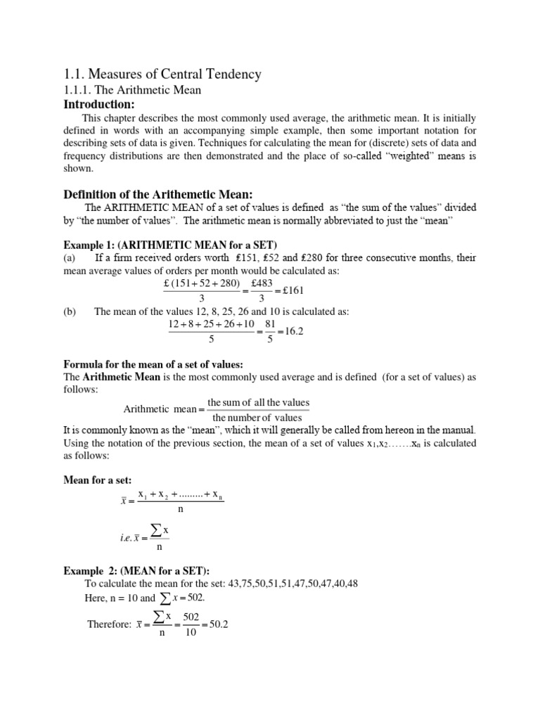 Unit 4 - Probability and Statistics | PDF | Mean | Mode (Statistics)