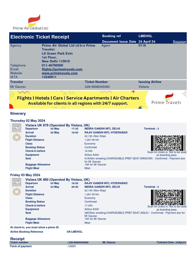 GAURAVMR 02MAY2024 DEL HYD | PDF