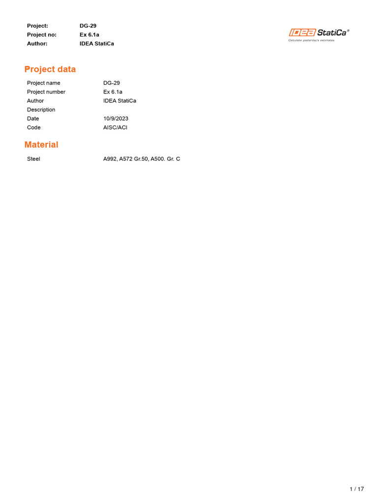 Sample report AISC | PDF | Mechanical Engineering | Mechanics