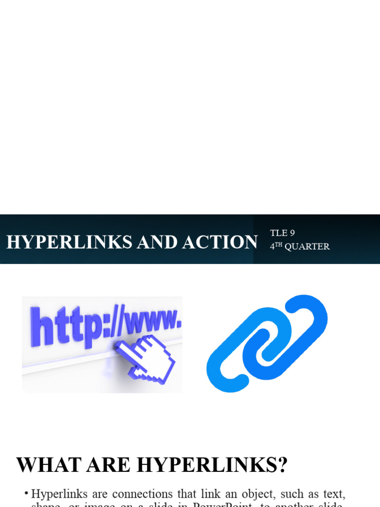 Understanding Hyperlinks in Presentations | PDF | Hyperlink | World ...