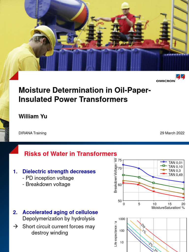 DIRANA Transformer Moisture Testing Guide | PDF | Transformer | Humidity