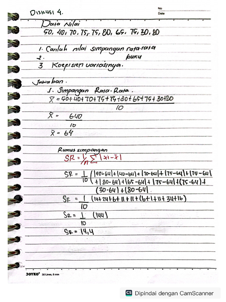 Diskusi 4 Statiska | PDF