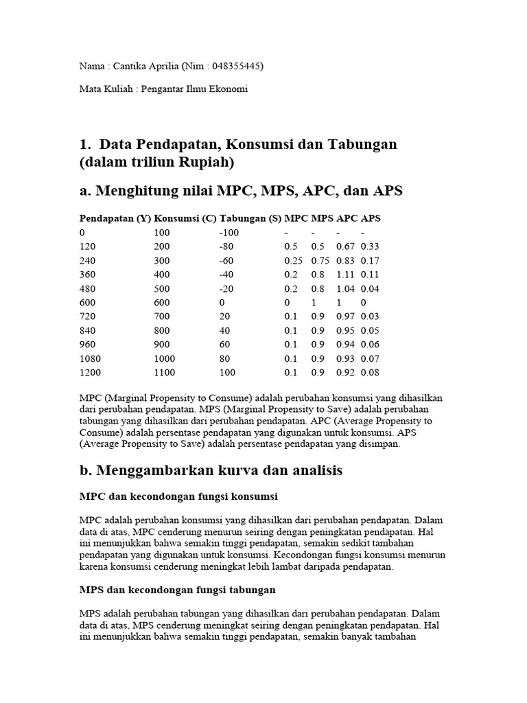 Tugas 3 Pengantar Ilmu Ekonomi | PDF