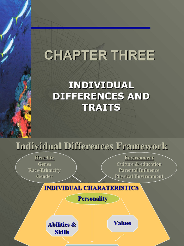 Individual Differences & Traits | PDF | Perception | Attitude (Psychology)