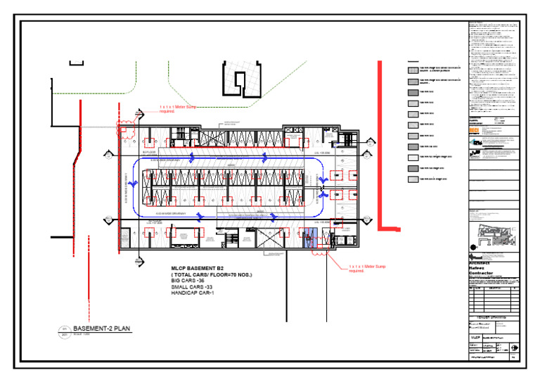 PR A TD MLCP FP 201 Basement 2 | PDF | Architect | Real Estate