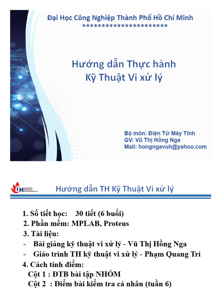 Huong Dan Thuc Hanh - Buoi 1 | PDF