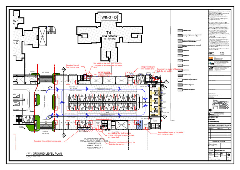 PR A TD MLCP FP 203 Ground Floor | PDF | Architect