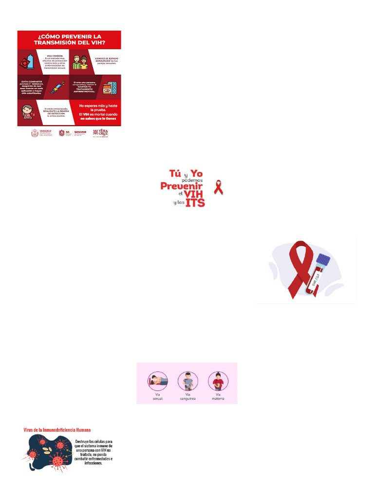 triptico sobre el cuídado de la salud | PDF | VIH / SIDA | VIH