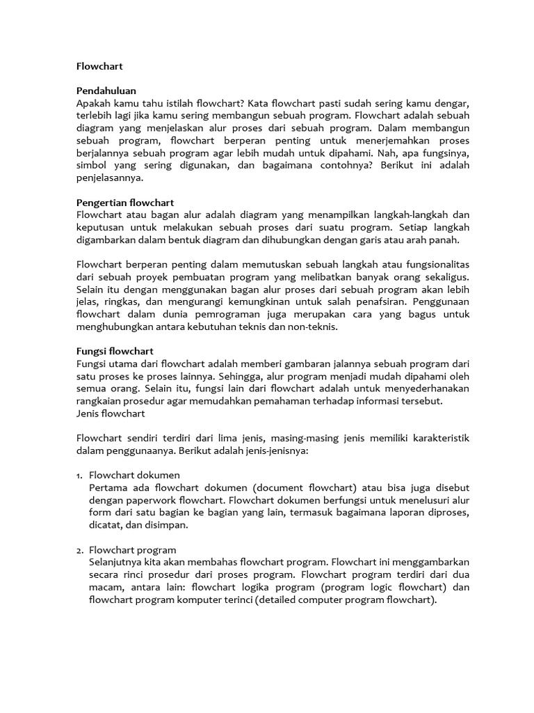 Modul X - PPLG - Flowchart | PDF