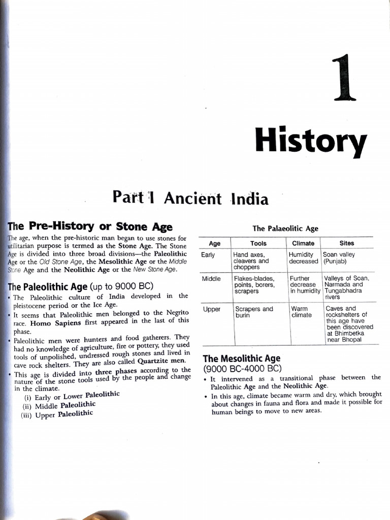 Ancient History | PDF | Vedas | Paleolithic