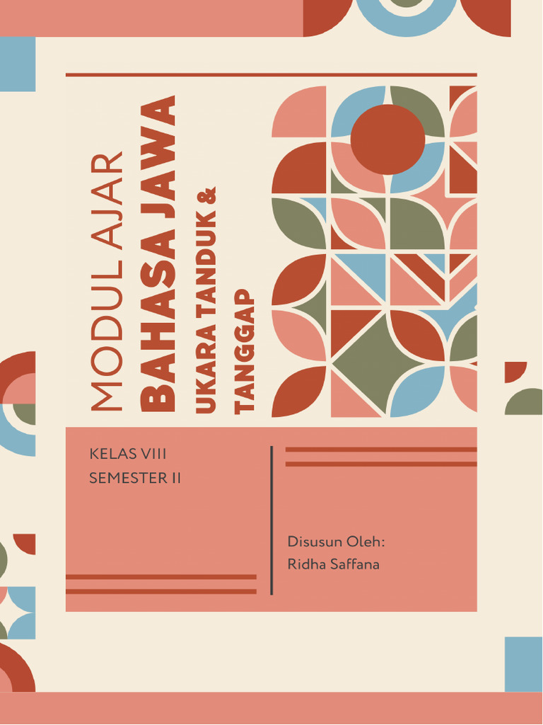 Ridha Saffana - Modul Ajar Ukara Tanggap Tanduk | PDF