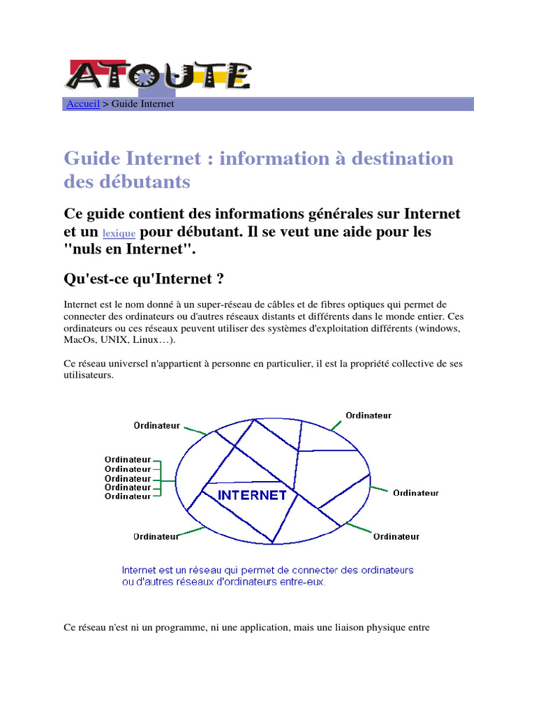 Guide Internet | PDF | Internet | Internet et Web