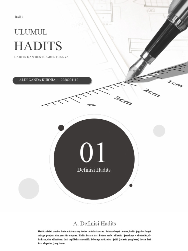 Definisi dan Bentuk Hadits Islam | PDF