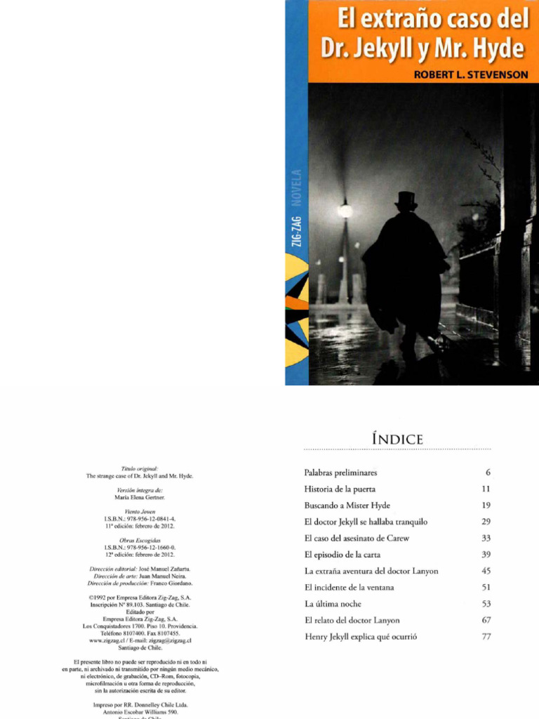El Extraño Caso Del Dr. Jekyll y Mr. Hyde (Robert L. Stevenson) | PDF