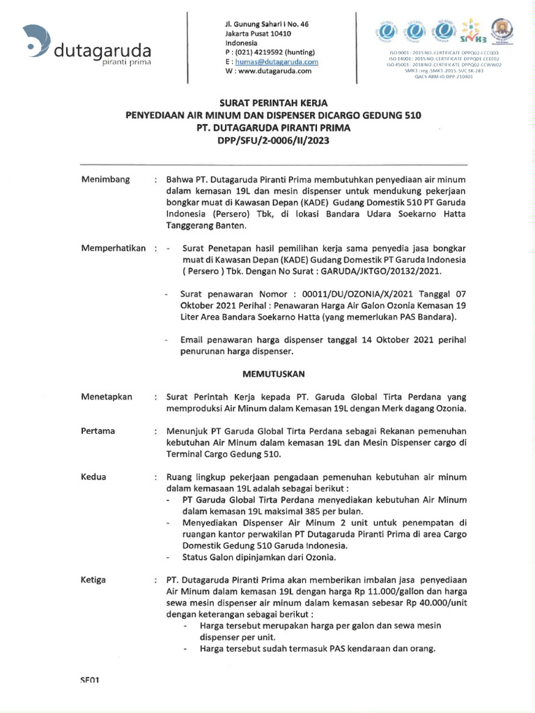 SPK Ozonia KADE 2023 | PDF