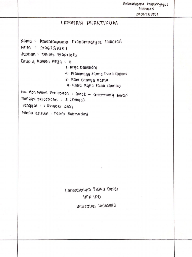6 - OM08 - Amaranggana Prabaningtyas Indrasari | PDF