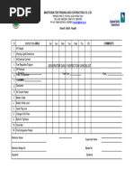 Generator Daily Inspection Checklist | PDF | Technology & Engineering